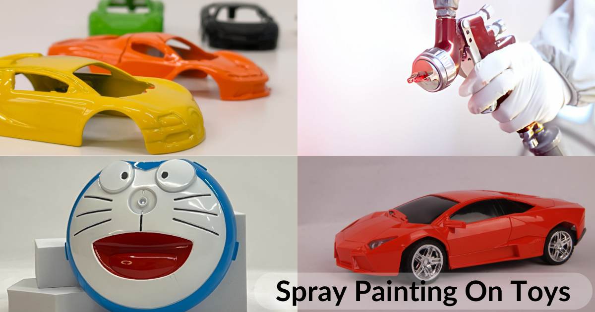 Spray painting on toys | Best PU painting on kids toys near me